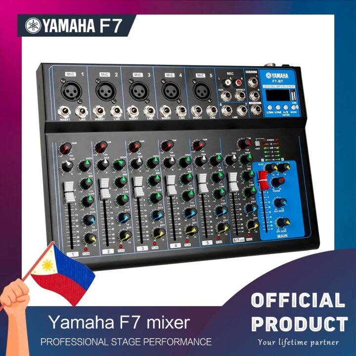 Yamaha f7 7Channel Mixer-USB Bluetooth Professional Mixer62h | Lazada PH