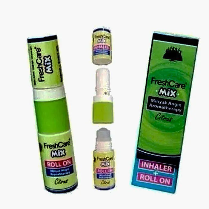 MINYAK ANGIN FreshCare Mix (Inhaler+Roll On) MEREDAKAN HIDUNG TERSUMBAT ...