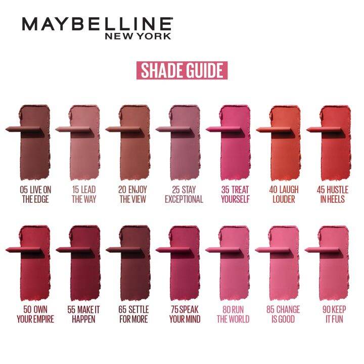 MAYBELLINE SuperStay Matte Crayon - 55 Make It Happen 1.2g | Lazada PH