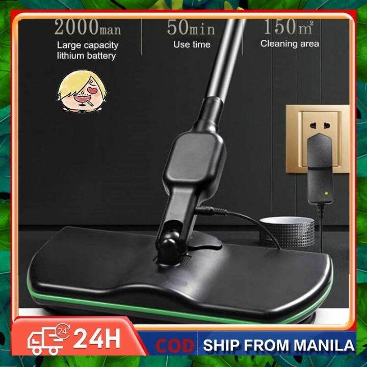 ♟ Electric Mop Set（ mop cloth Wax Cloth） Floor Polisher Electric Mop ...