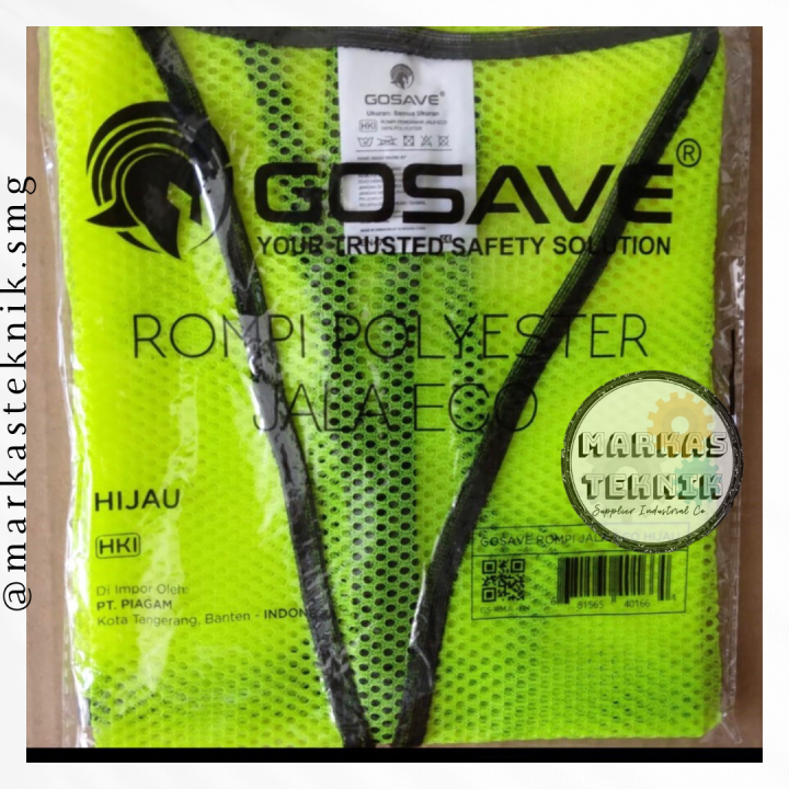 GOSAVE Rompi Proyek Safety Jaring Jala Eco / Safety Vest GOSAVE ...