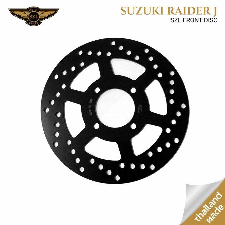 SZL FRONT DISC for SUZUKI RAIDER-J - Made in Thailand - BLACK (9852-066 ...