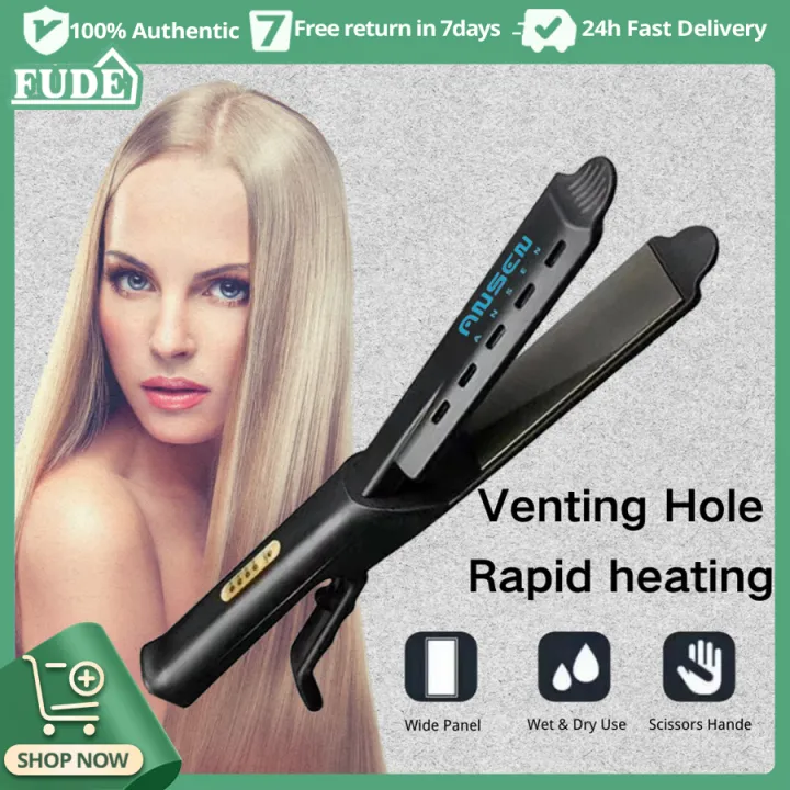 Four-Speed Tempering Splint Fringe Hairdressing Tools Professional iron ...