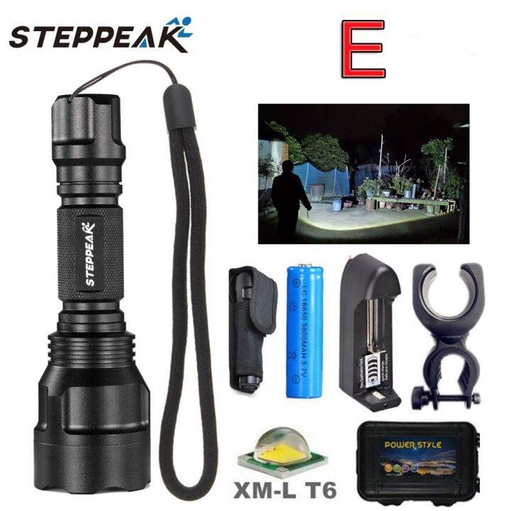 [explore] Tactical Torch Led Light Zoomable T6 LED Flashlight Lamp ...
