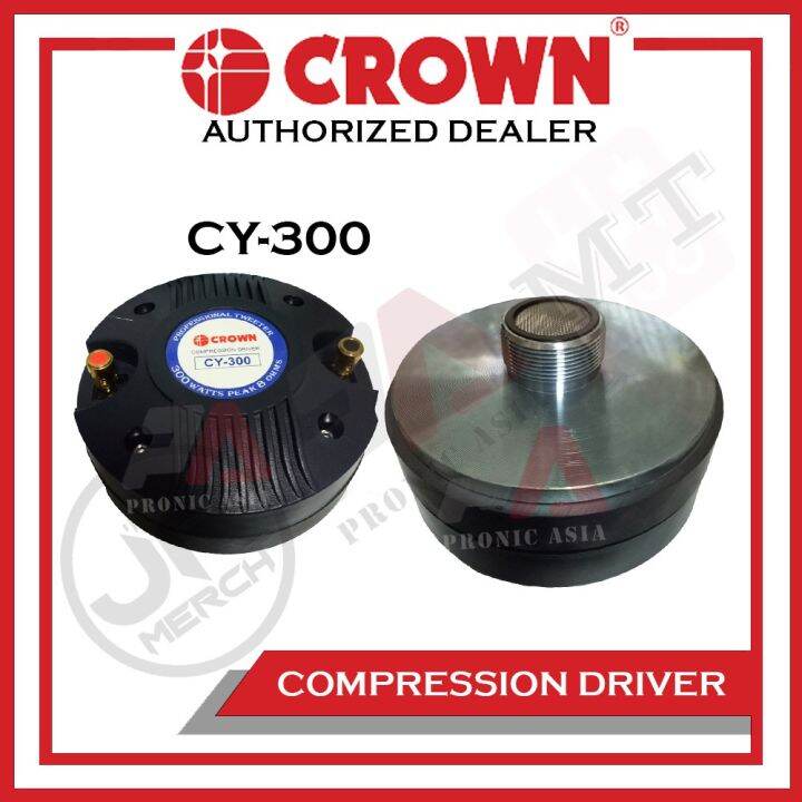 Crown CY-300 Compression Driver Unit 300 watts Max 8 Ohms | Lazada PH