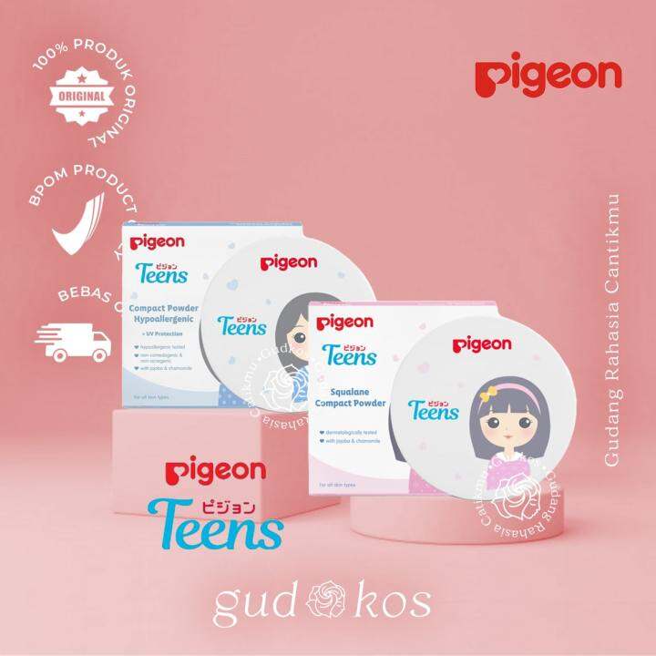 PIGEON Teens Compact Powder + UV Protection 14 Gr / Refill Bedak Padat ...