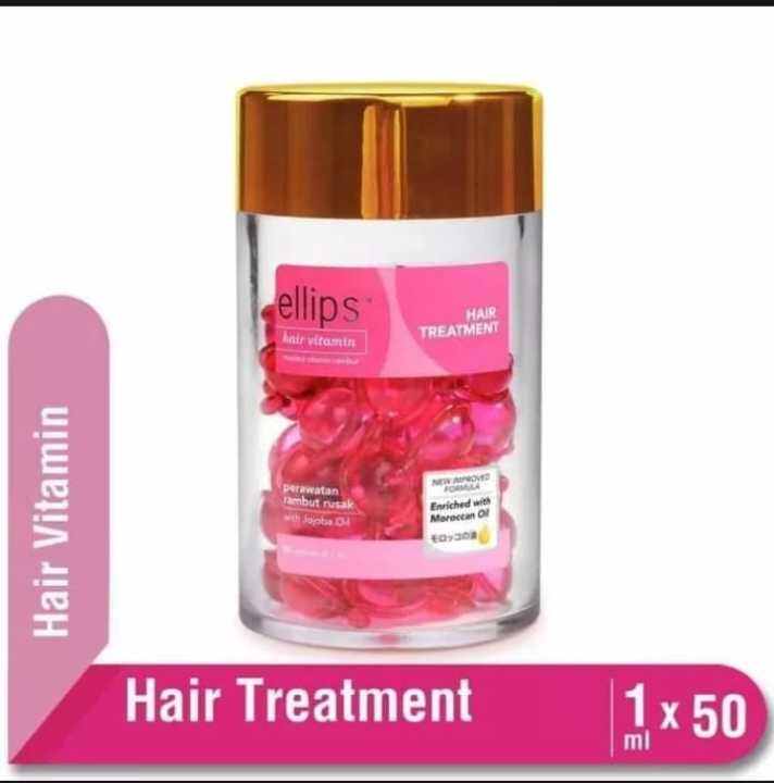 Elips vitamin rambut isi 50pcs Elips botol isi 50 kapsul Elips pink ...