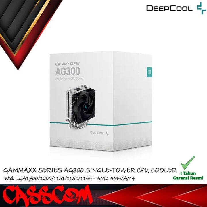 Fan Deepcool AG300 Compact Single Tower CPU Cooler | Lazada Indonesia