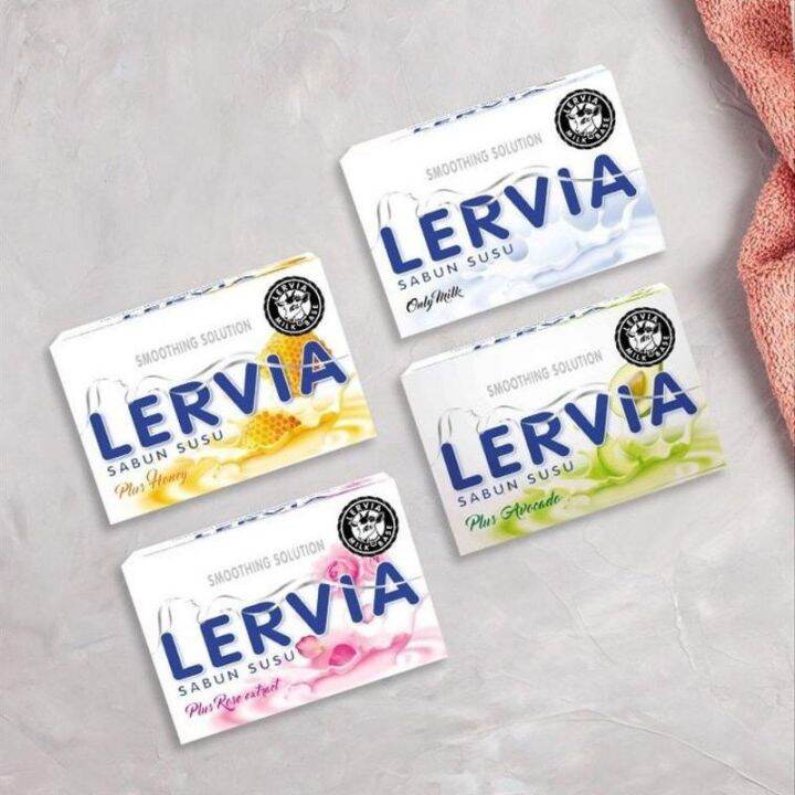 [RANDOM] LERVIA SABUN BATANG SOAP 90g | Lervia Sabun Susu 90gr | Lazada ...