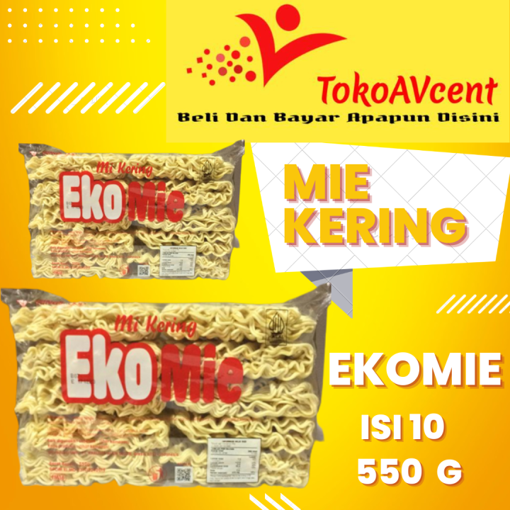 Mie Kering EkoMie 550 gram | Lazada Indonesia