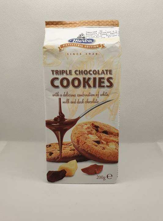 Merba Triple Chocolate Cookies 200 g | Lazada PH