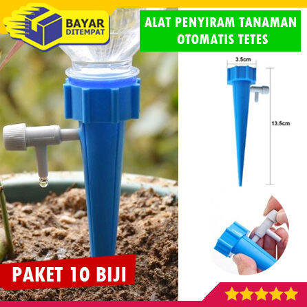 [Paket 10 Biji] Alat Penyiram Siram Air Tanaman Tetes Irigasi Otomatis ...