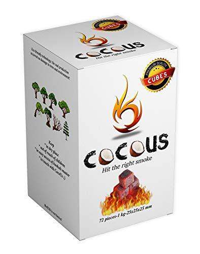Cocous Natural Coconut Charcoal Incense Hookah Shishaa Narguile Coal ...