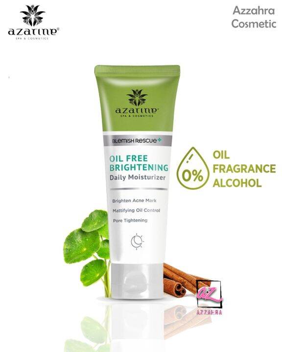 AZARINE OIl Free Brightening Daily Moisturizer - 40gr ( Pelembap Wajah ...