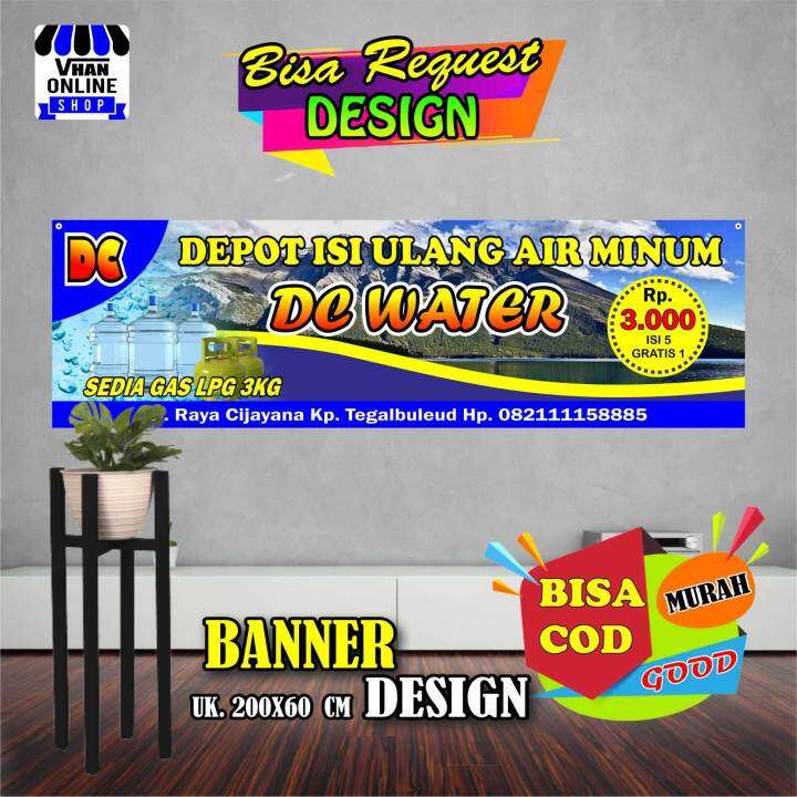 Banner Spanduk Depot Isi Ulang Air Minum Keren | Lazada Indonesia