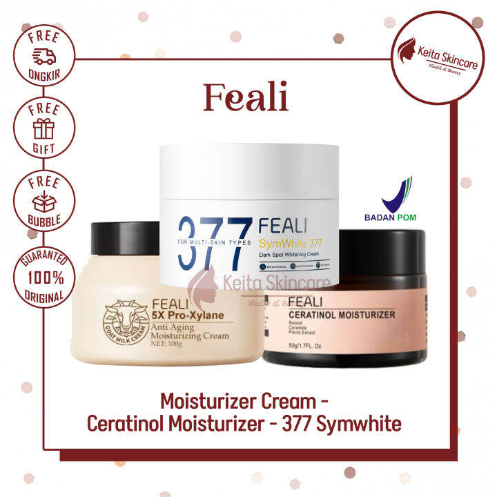 FEALI Moisturizer Cream and Goat Milk Anti-Aging | Feali Ceratinol ...
