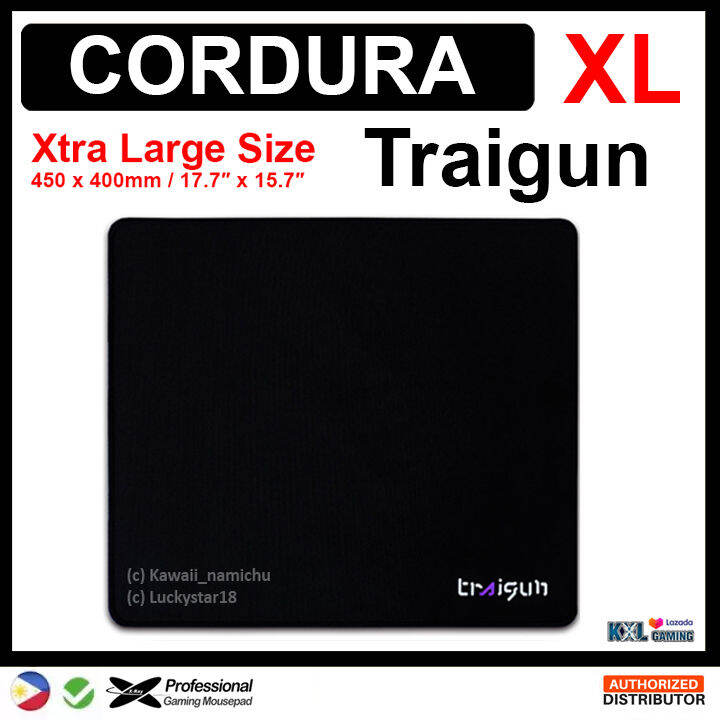 [Official] [XL SIZE] (With Box) X-raypad Traigun CORDURA - Black - Gaming Mouse Pad [like ...