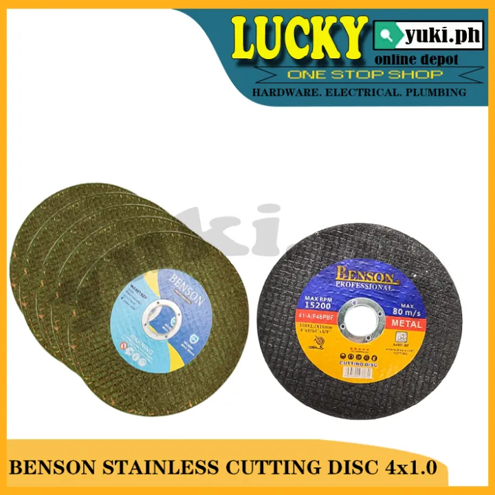 BENSON STAINLESS STEEL SUPER THIN DISC 4" | Lazada PH