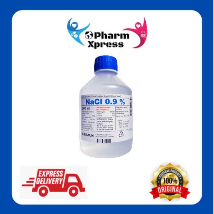 B. BRAUN NACL 0.9% For Irrigation 500ml | Lazada