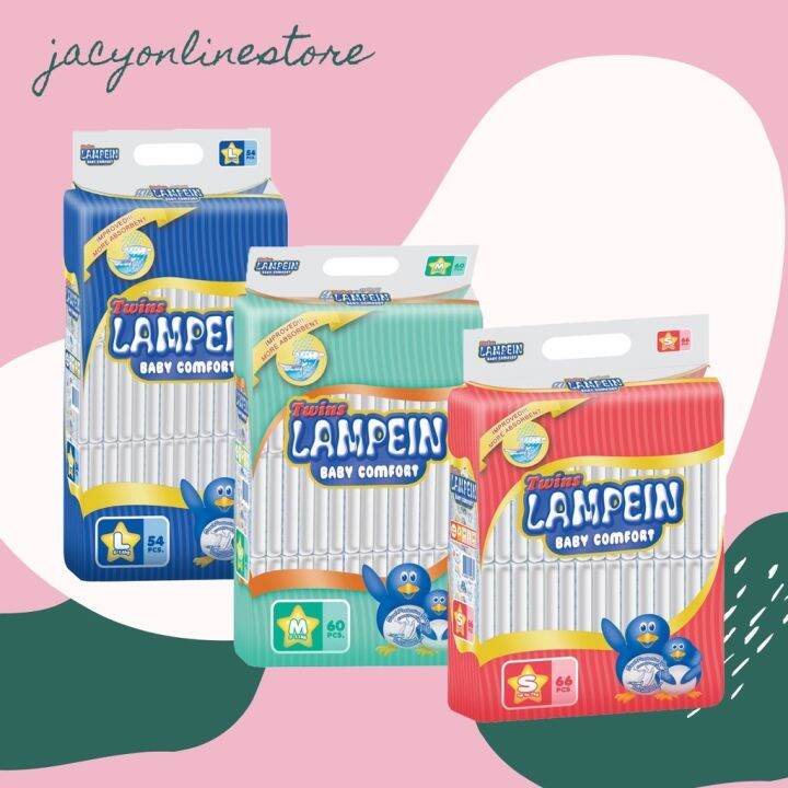 Lampein Baby Diaper Budget Pack by 12's | Lazada PH