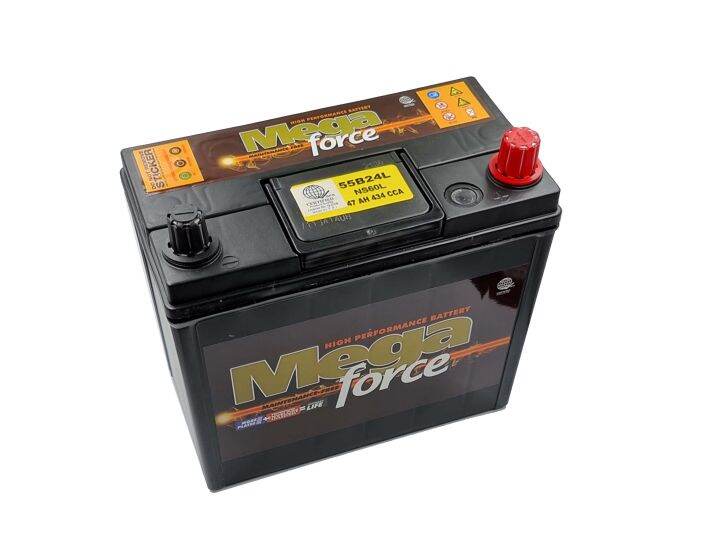 Mega Force NS60L/R (55B24L/R) Maintenance Free Automotive Battery | Lazada PH
