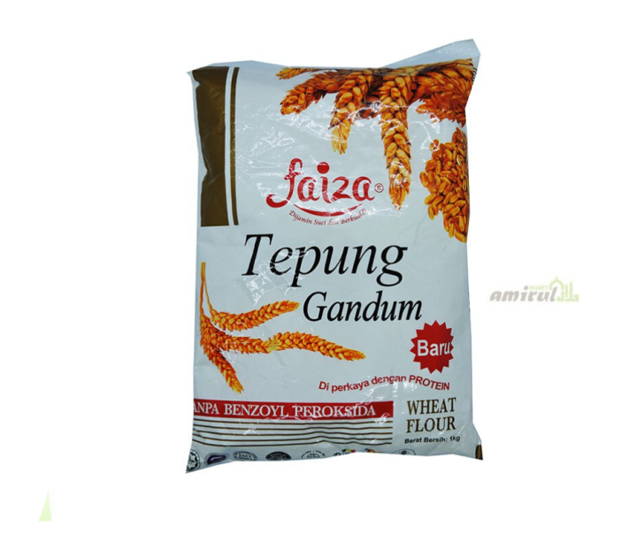 TEPUNG GANDUM PEK BAHARU FAIZA [1KG] | Lazada