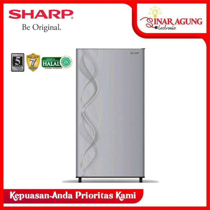 SHARP Kulkas 1 Pintu [166 L] SJ-N182D-AS - Silver | Lazada Indonesia