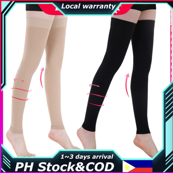 【Speed Delivery】1 pair Level 2 22-32mmHg Thigh Compression Socks Above ...