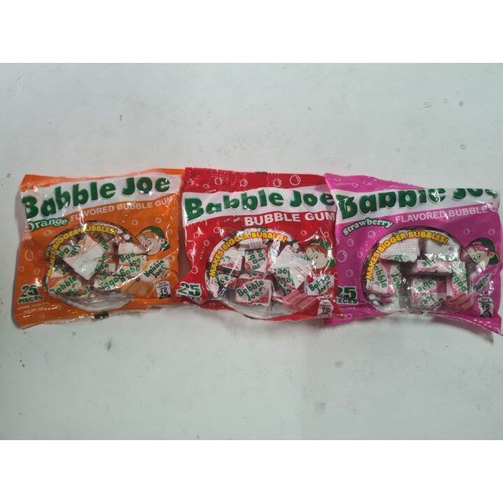 Babble Joe bubble gum sold per pack of 25pcs | Lazada PH
