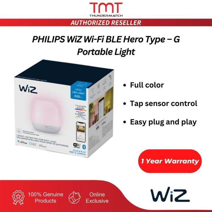 Philips WIZ Wi-Fi BLE Portable Table Lamp Hero Type-G | Lazada