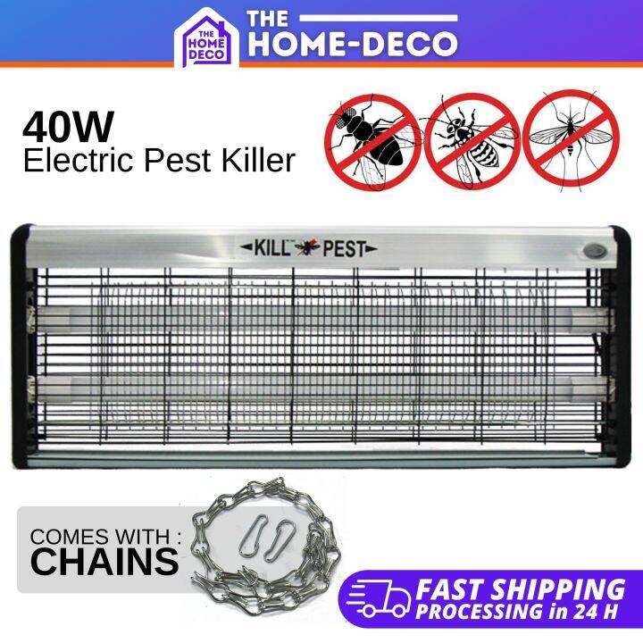 Electric Pest Insect Killer 40W LED Electronic Bug Zapper Pest Repeller ...