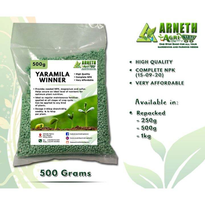 YARAMILA WINNER FERTILIZER (500G) | Lazada PH