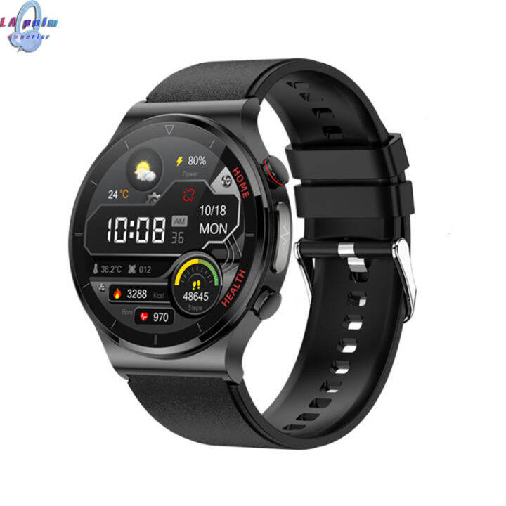 E300 Smart Watch EKG Akurat SPO2 BP Denyut Jantung Tekanan Darah ...