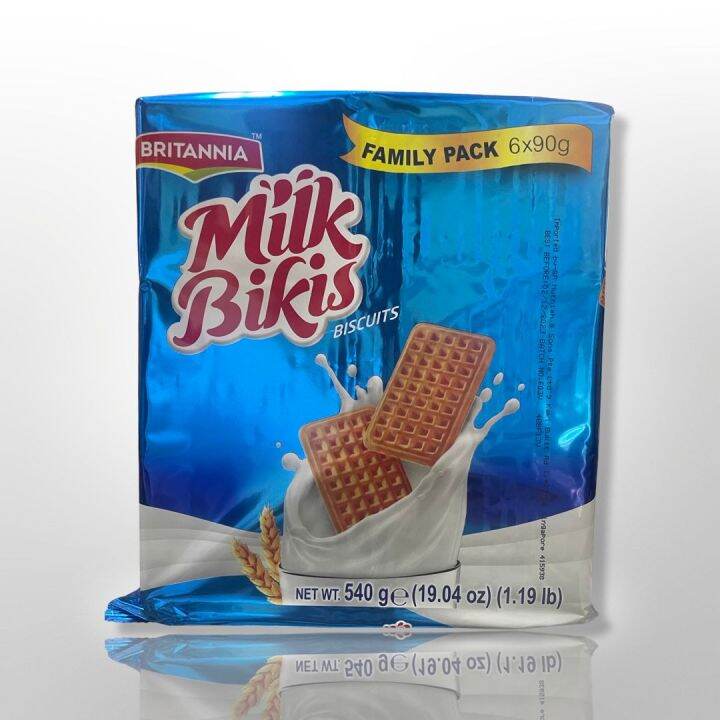 [UNIK MART] BRITANNIA MILK BIKIS BISCUITS FAMILY PACK 6x90G | Lazada ...