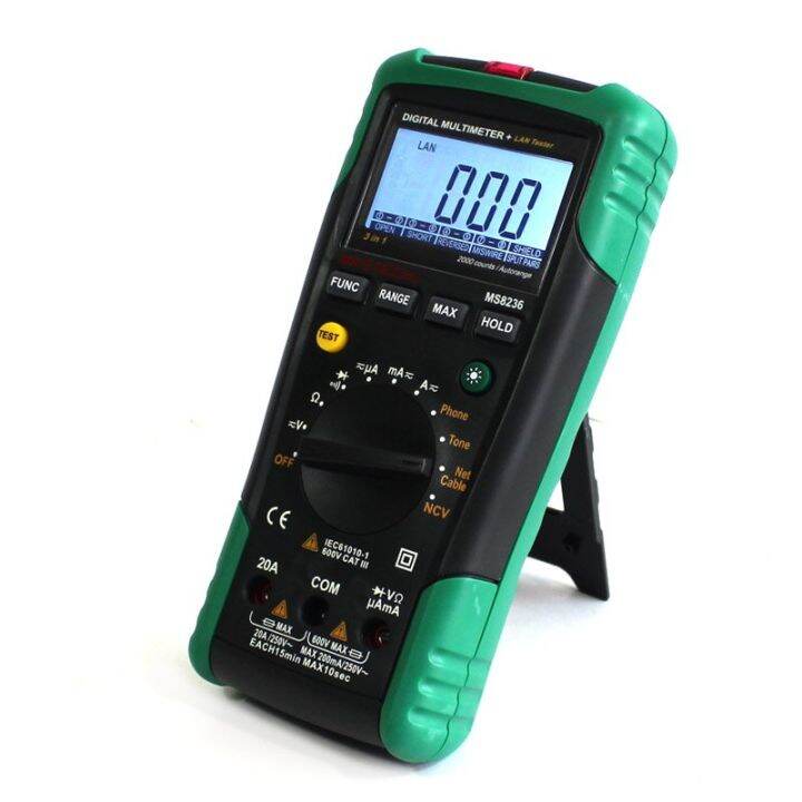 Auto Range Digital Multimeter LAN Tester Net Cable Tracker Tone ...