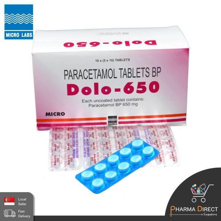 Micro Labs Dolo-650 Paracetamol Tablets each uncoated tablet contains: Paracetamol BP 650mg more ...