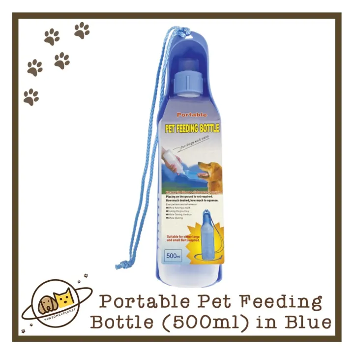 Portable Pet Feeding Bottle for Dogs and Cats 500ml (Pawsome Planet ...