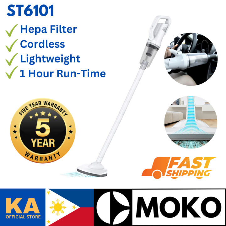 (5 YEAR WARRANTY) NEW 2023 ST6101 Wireless Car Vacuum Cleaner Rechargeable Cordless Portable ...
