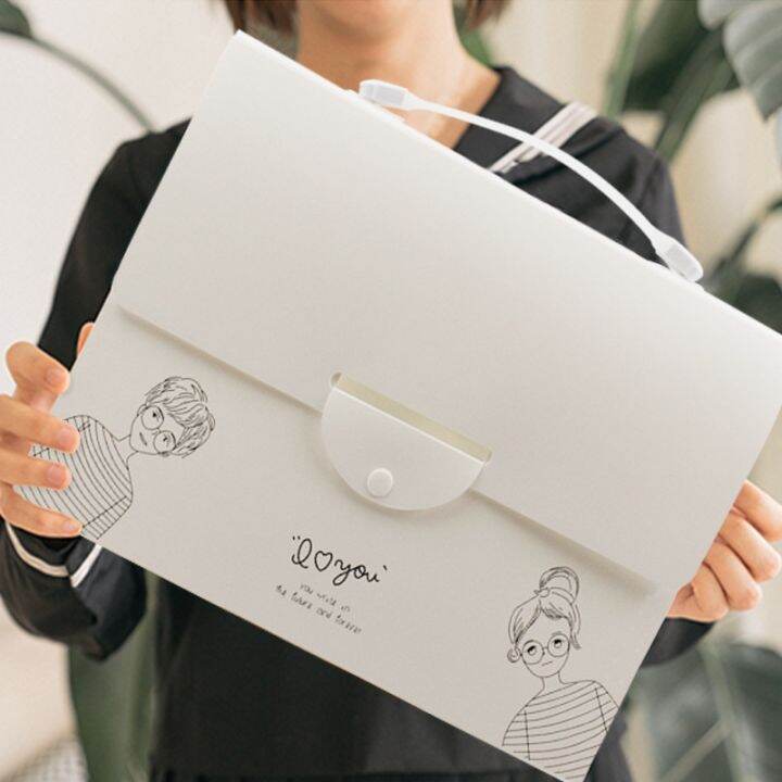 A4 13 Multi-layer Student Portable Document Bag Folder | Lazada PH