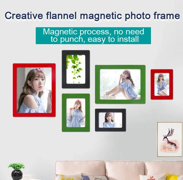 No Tax Flannel Magnetic Photo Frame | Lazada PH
