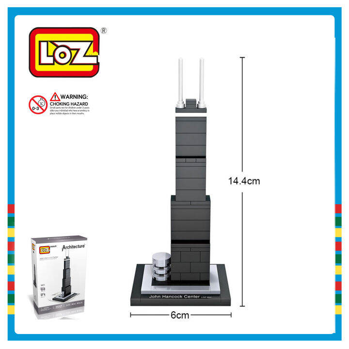 LOZ 1001 John Hancock Center Building Blocks | Lazada PH