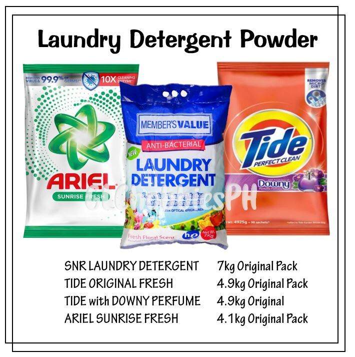 SNR TIDE ARIEL 7kg HE Laundry Detergent Powder | Lazada PH