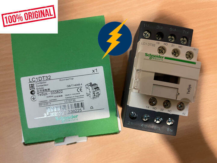 SCHNEIDER LC1DT32 TeSys D contactor - 4P 4 POLE (4 NO) - AC-1 - = 440 V ...