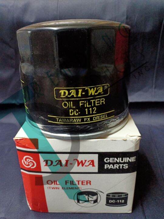DAIWA Oil Filter for TOYOTA 2C Diesel Engine Tamaraw FX | Lazada PH
