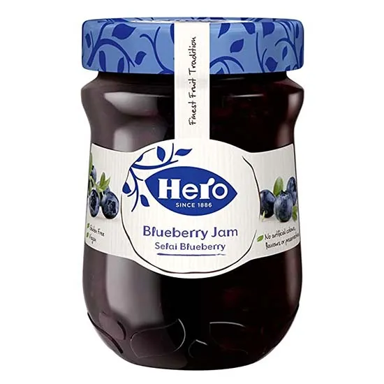 Hero Blueberry Jam 340g from SWITZERLAND | Lazada PH