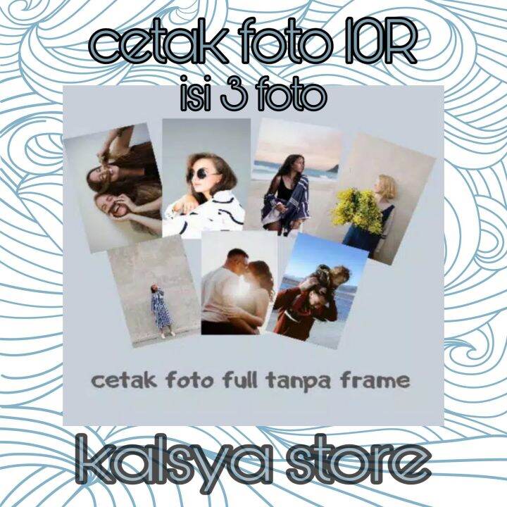CETAK FOTO ukuran 10R isi 3 FOTO | Lazada Indonesia