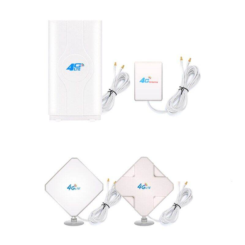 35Dbi LTE External Antenna Indoor Mimo Signal Amplifier TS9 CRC9 Dual ...