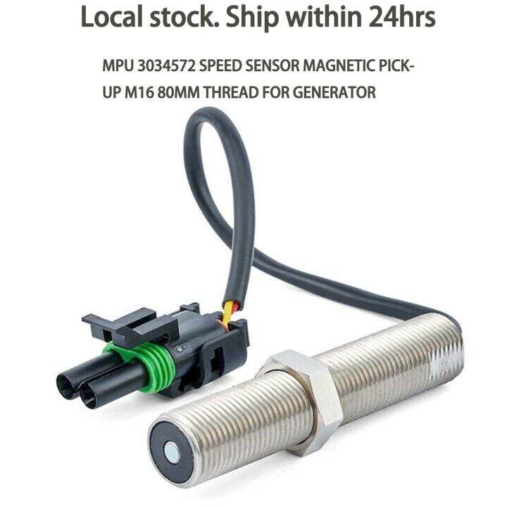 MPU 3034572 SPEED SENSOR Magnetic Pick-Up FOR Generator 80MM/120MM ...