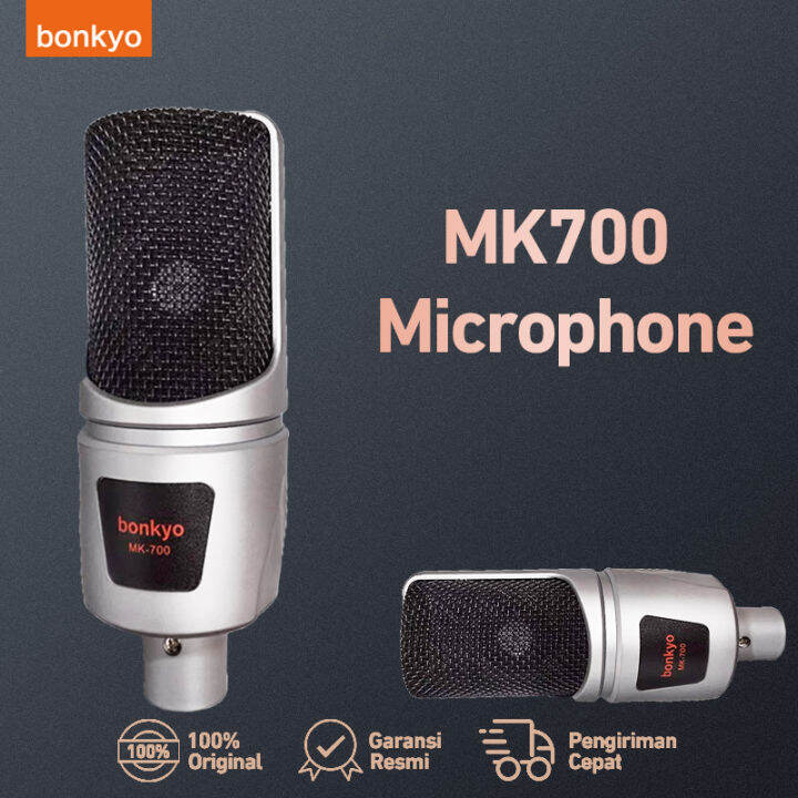 Bonkyo MK700 48V Microphone Dual Big Head XLR Head Professional ...