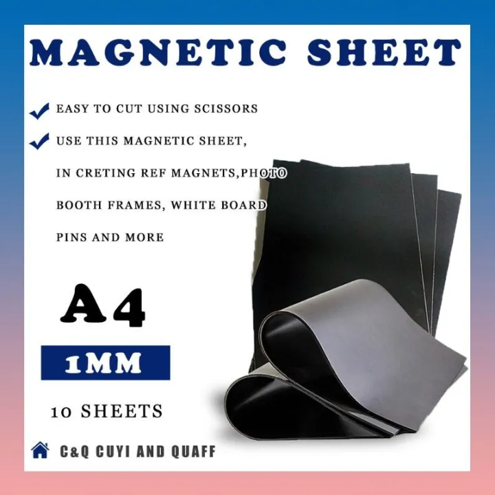 Quaff Magnetic Sheet A4 1mm(10pcs) | Lazada PH